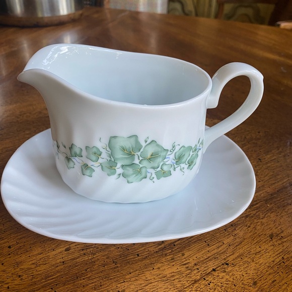 Corningware | Dining | Corningware Callaway Gravy Boat With Under Plate ...